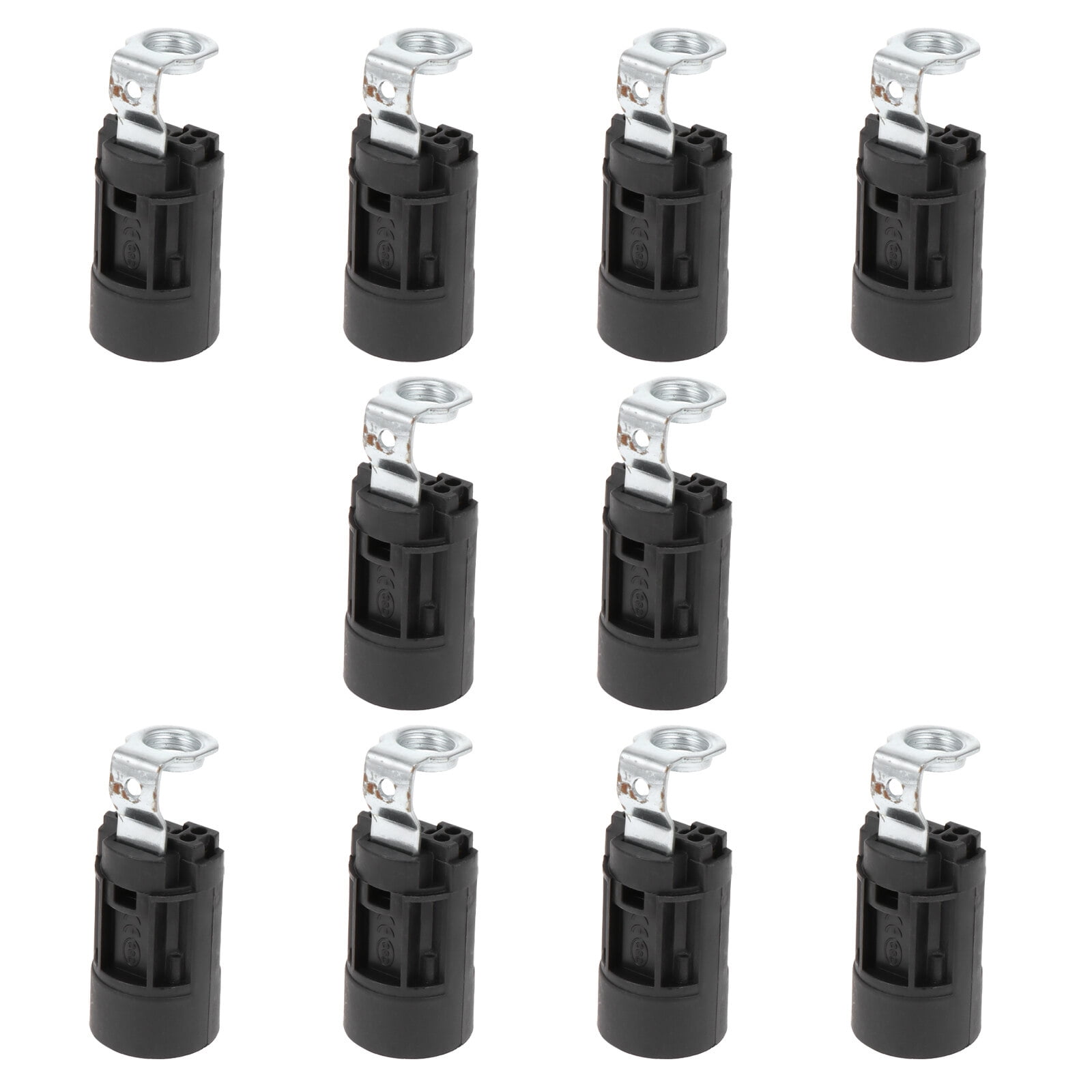 WEUVEB 10pcs LED Socket Fixture E14 Bracket Lamp Holder Indoor Lighting ...