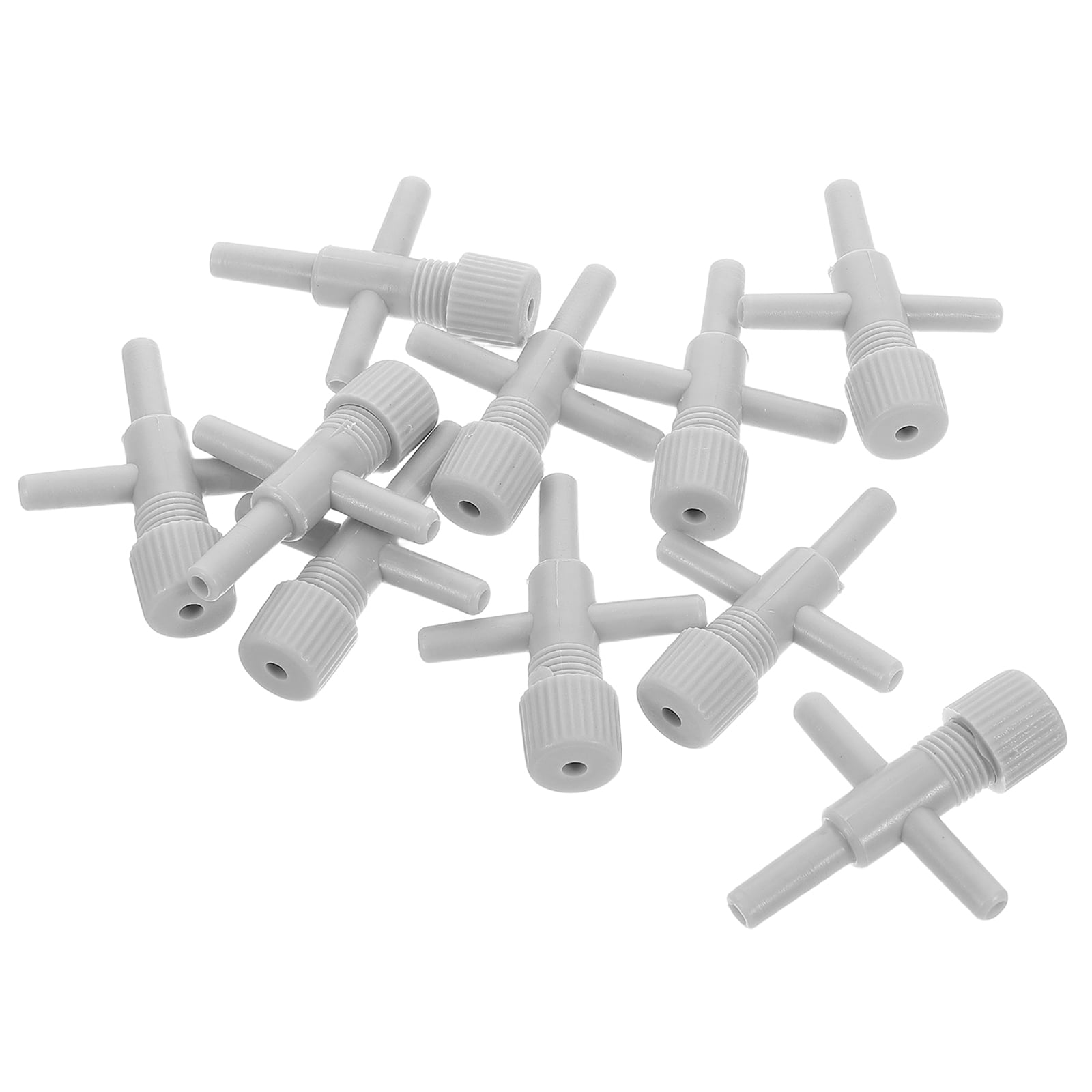 WEUVEB 10pcs Airline Tubing Valve Aquarium Control Valve Plastic Light ...