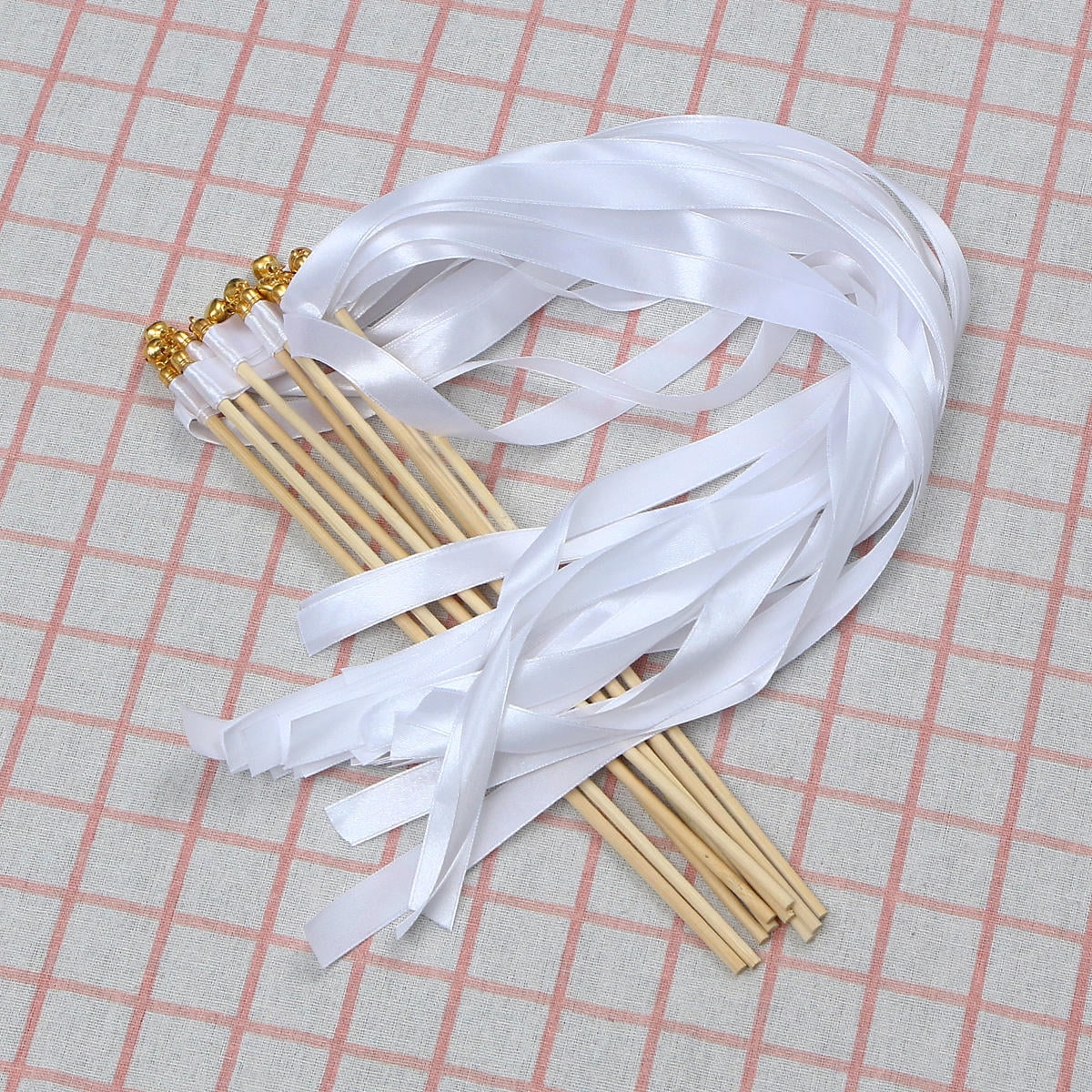 WEUVEB 10Pcs Ribbon Sticks for Wedding Ceremony and Holiday Party in ...