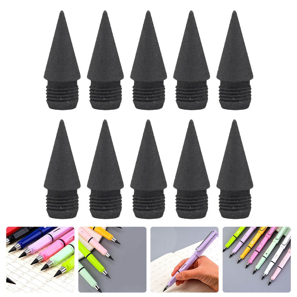 WEUVEB 10Set Inkless Pencil Refills for Graphite Pencils Cylindrical ...