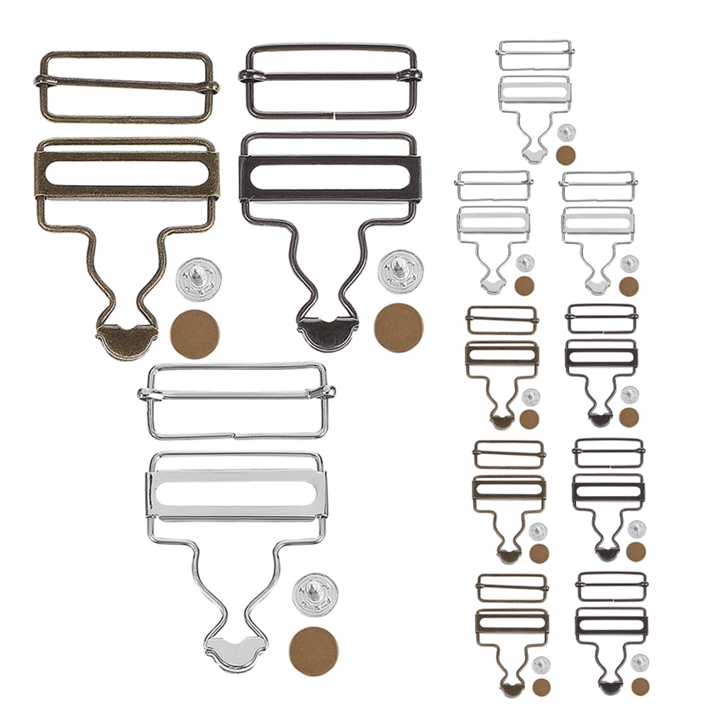 WEUVEB 12 Sets Overall Slider Hooks In Bronze Iron For Replacement ...