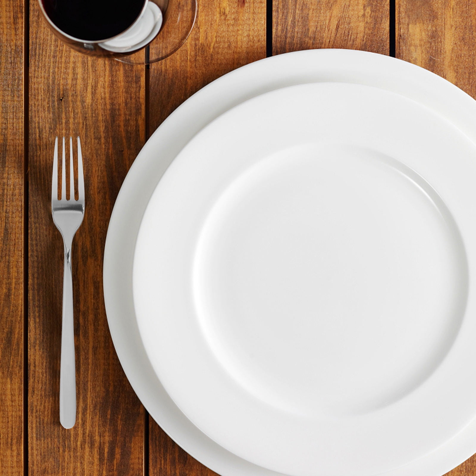 WEUVEB Stainless Steel Fork Set Silver Modern Elegant for Party Sturdy ...