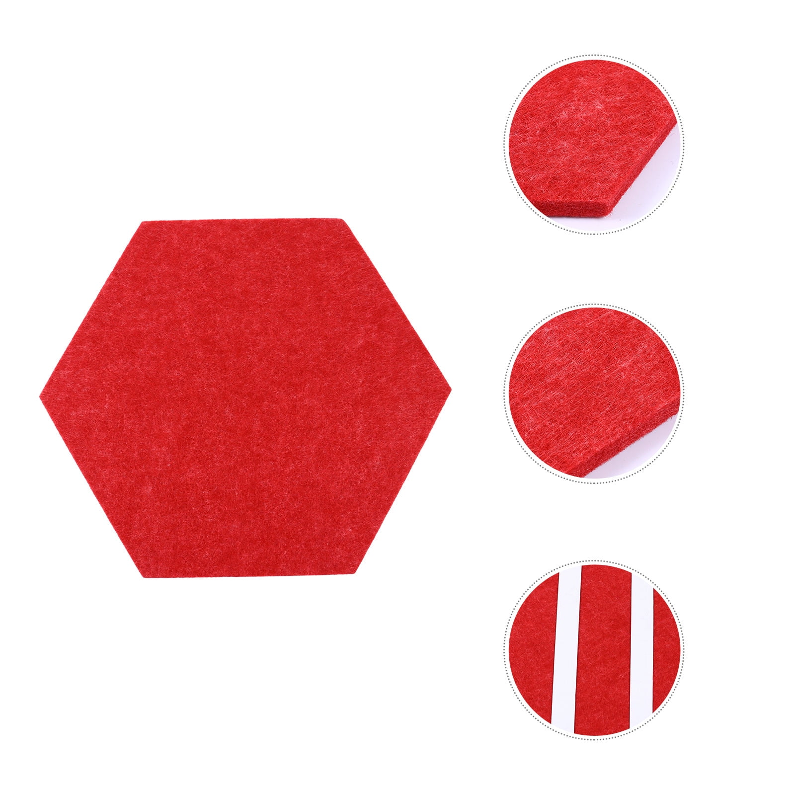 WEUVEB 12Pcs Hexagon Felt Display Boards for Modern Pub Wall Decoration ...