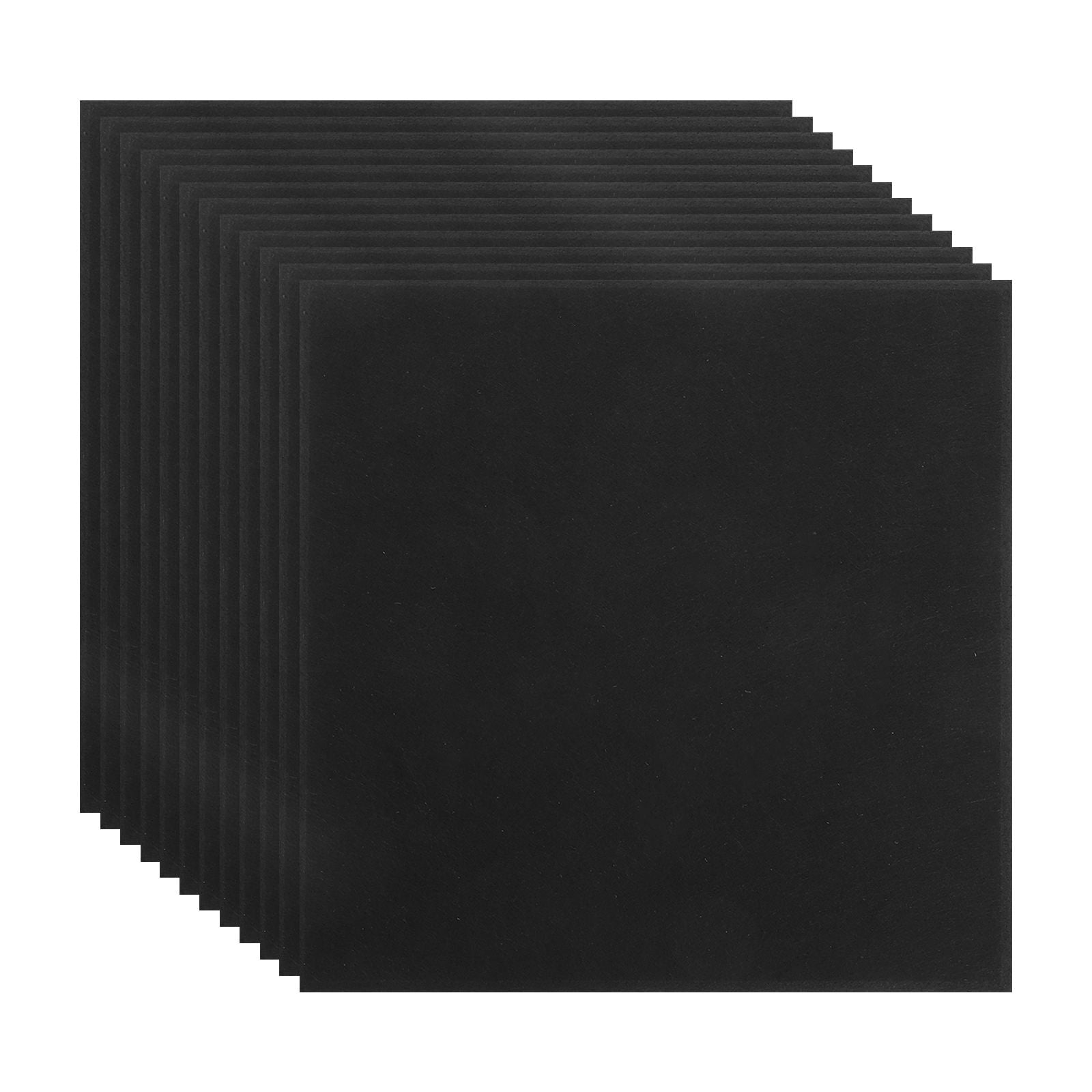 WEUVEB Sound Blocking Panels Acoustic Panel Sound Absorbing Black 12Pcs ...