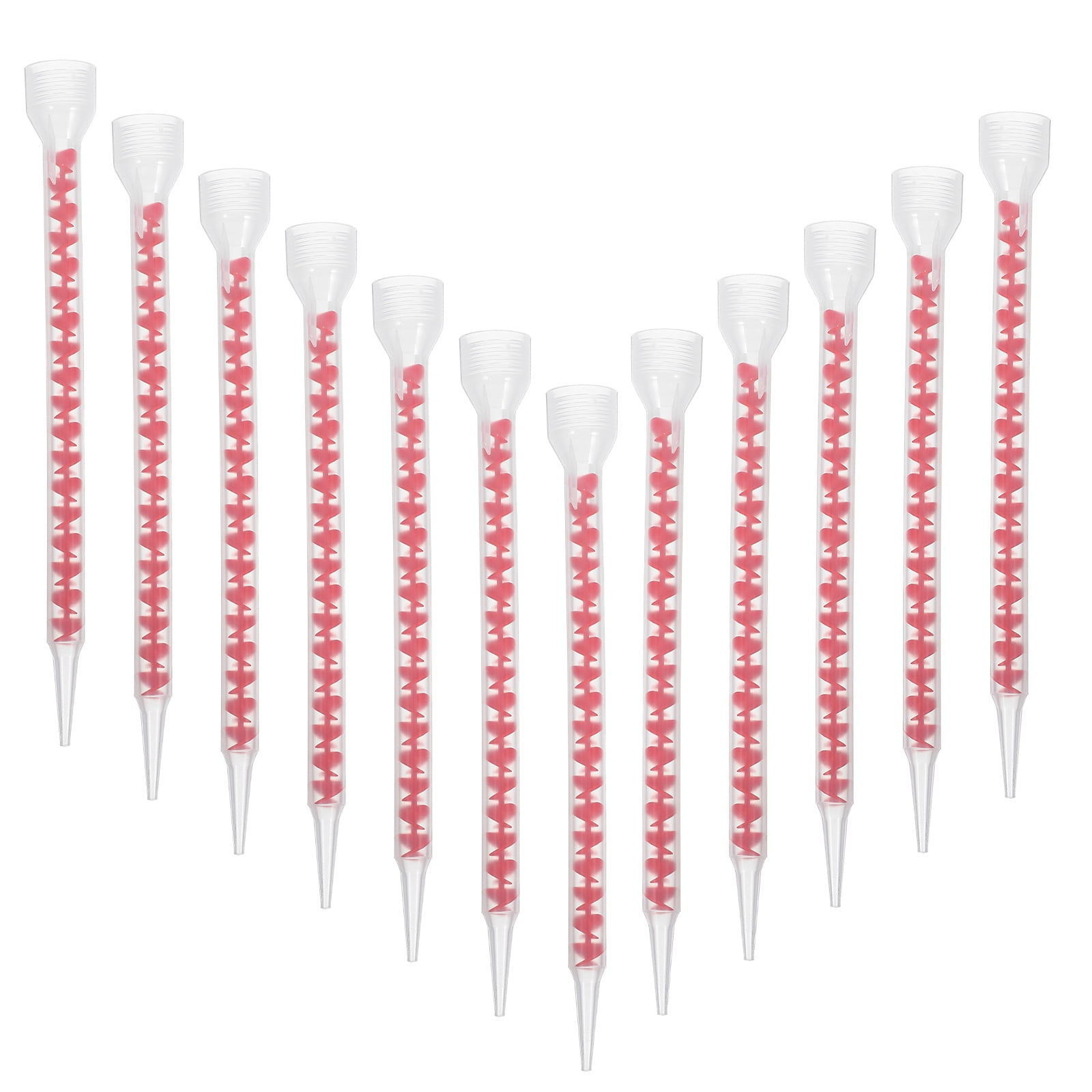 WEUVEB 12pcs Plastic Caulking Nozzle Tips for Tile Gap Filling, Multi ...