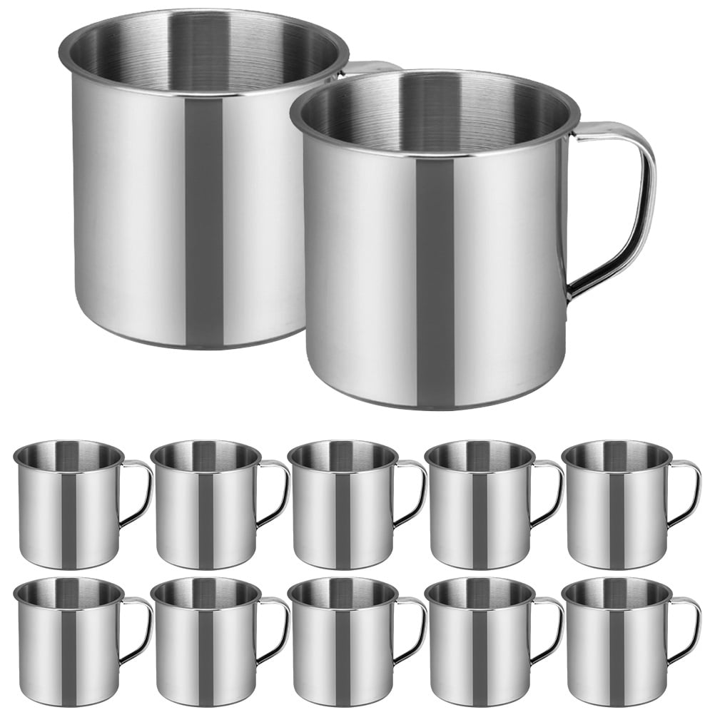 WEUVEB Back to School reusable cups Stainless Steel Versatile Children ...