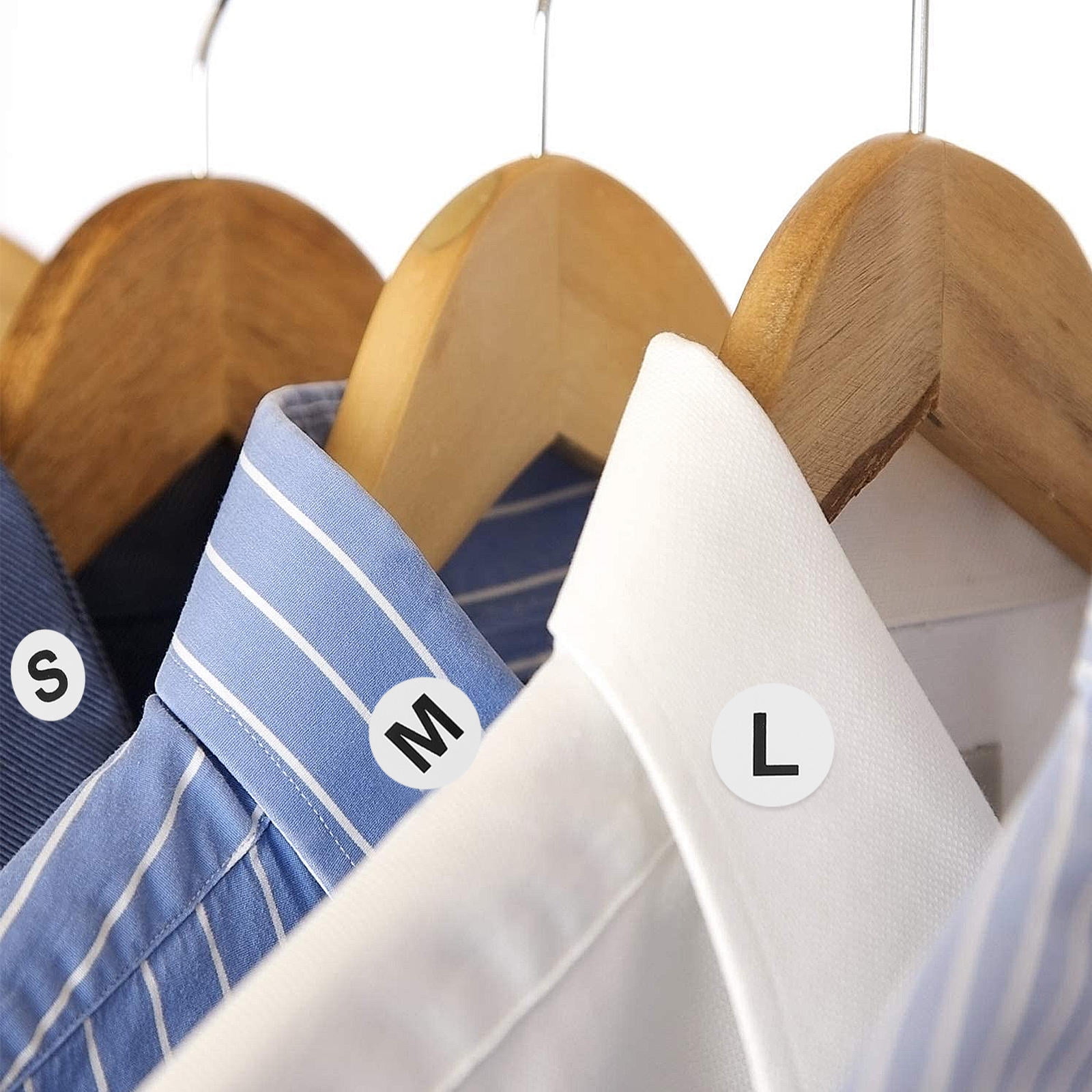 WEUVEB 1500Pcs Adhesive Clothing Labels Assorted Color PVC for Clothes ...