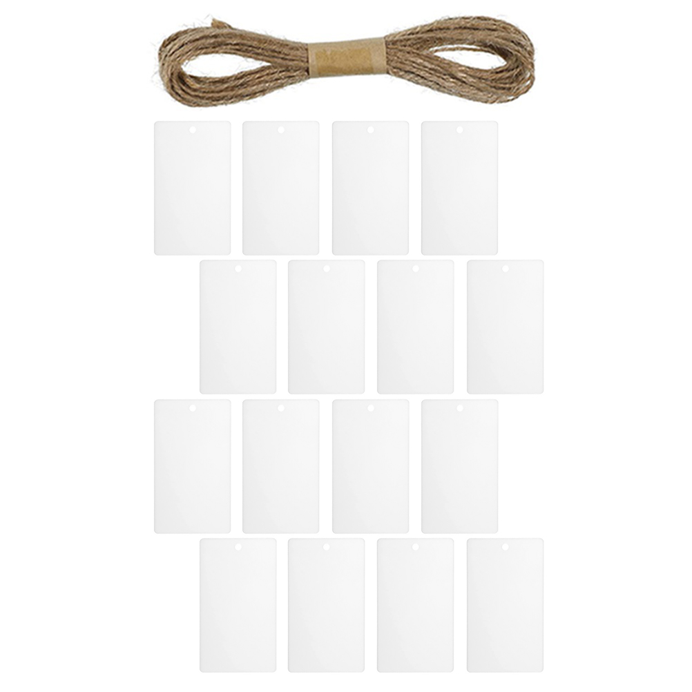 WEUVEB Organizing Tag Basket Classification Labels Acrylic White ...