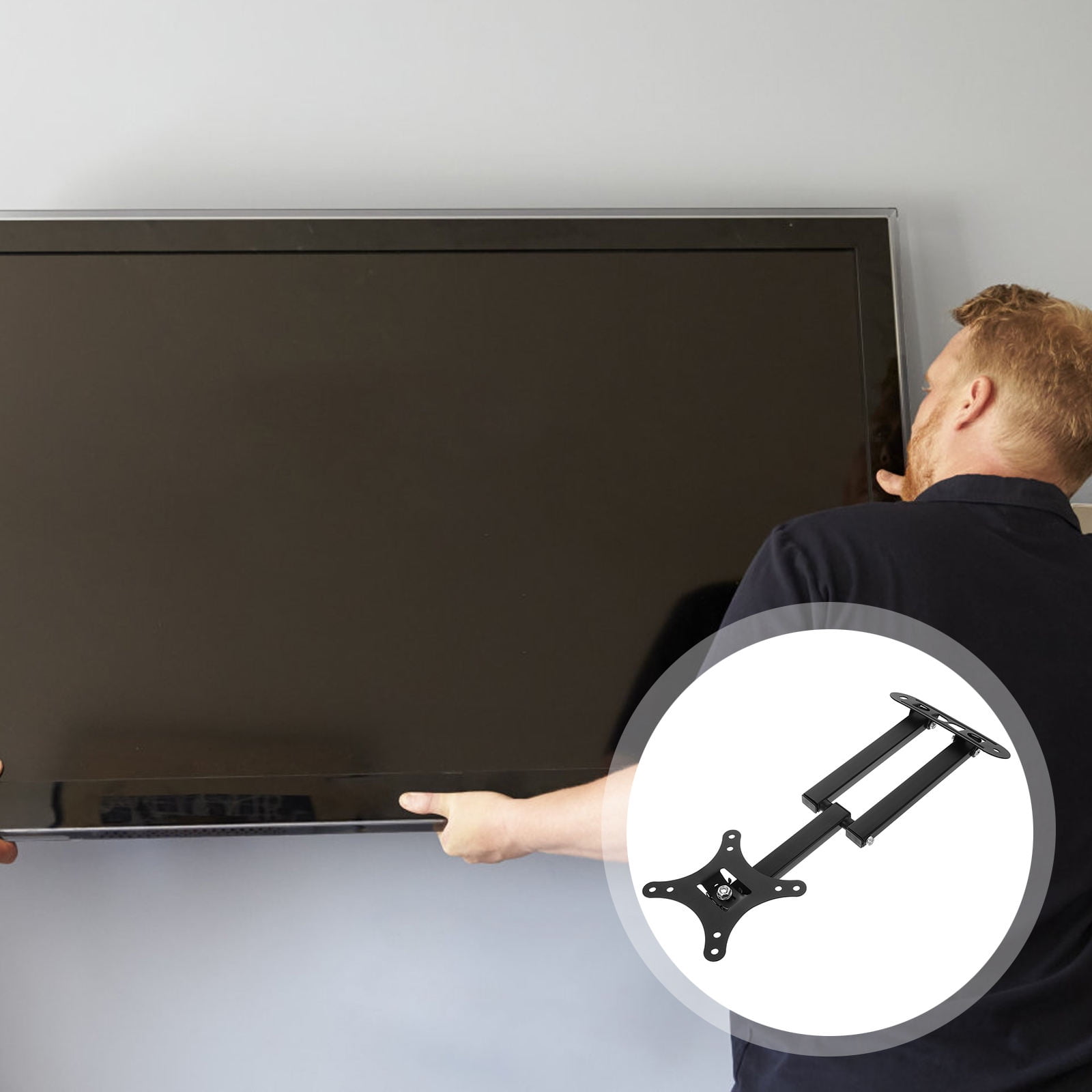 WEUVEB 1Pack Cold Rolled Steel Monitor Arm Wall Mount for Gaming ...