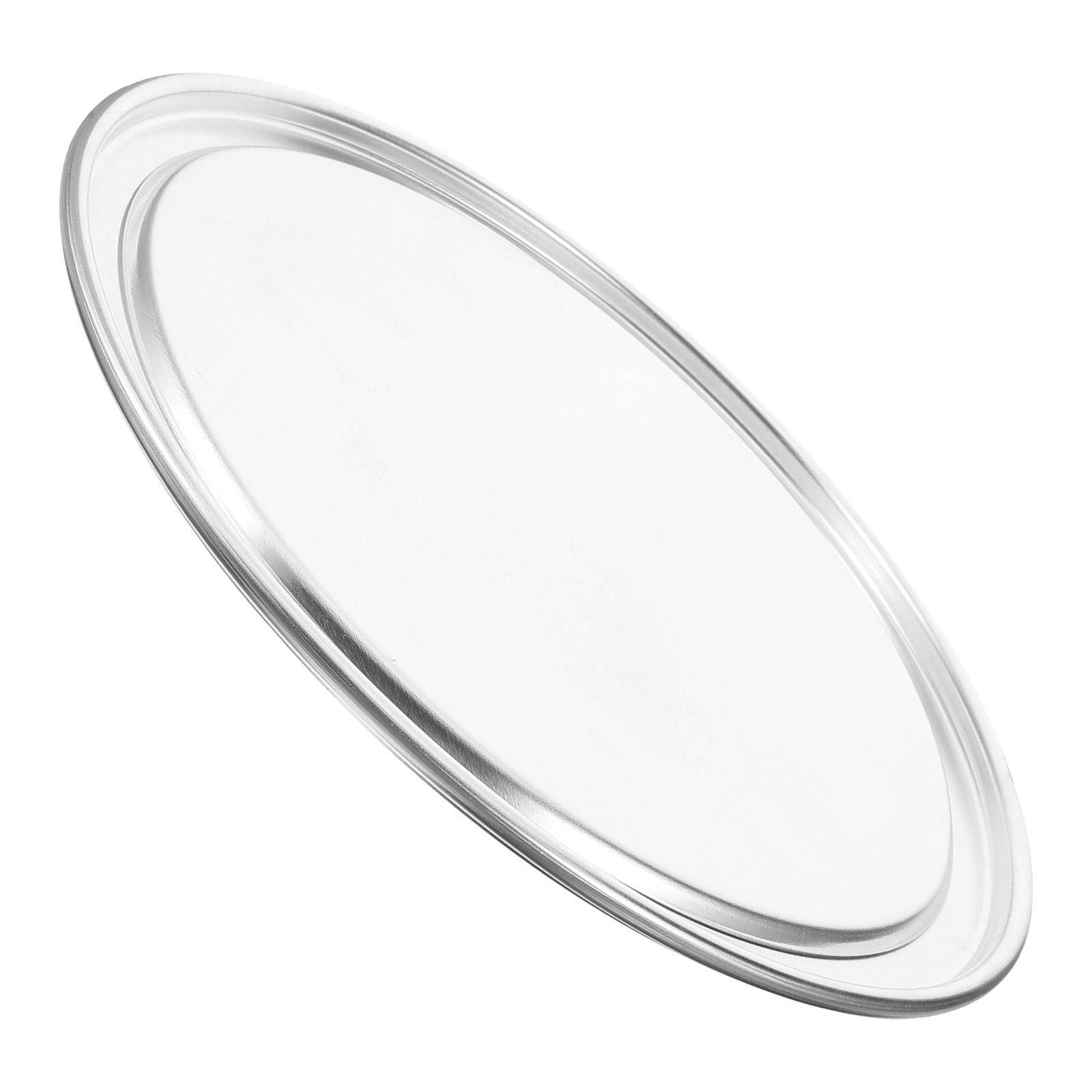 WEUVEB Silver Aluminum Alloy Pizza Pan Lid Non Stick Cover for Oven ...