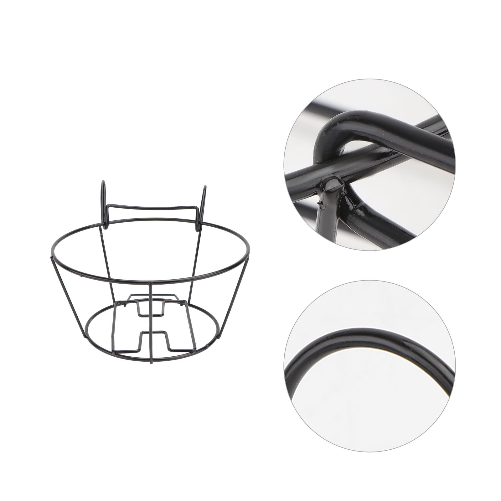 WEUVEB 1Pack Rustic Iron Flower Rack Black for Balcony - Walmart.com