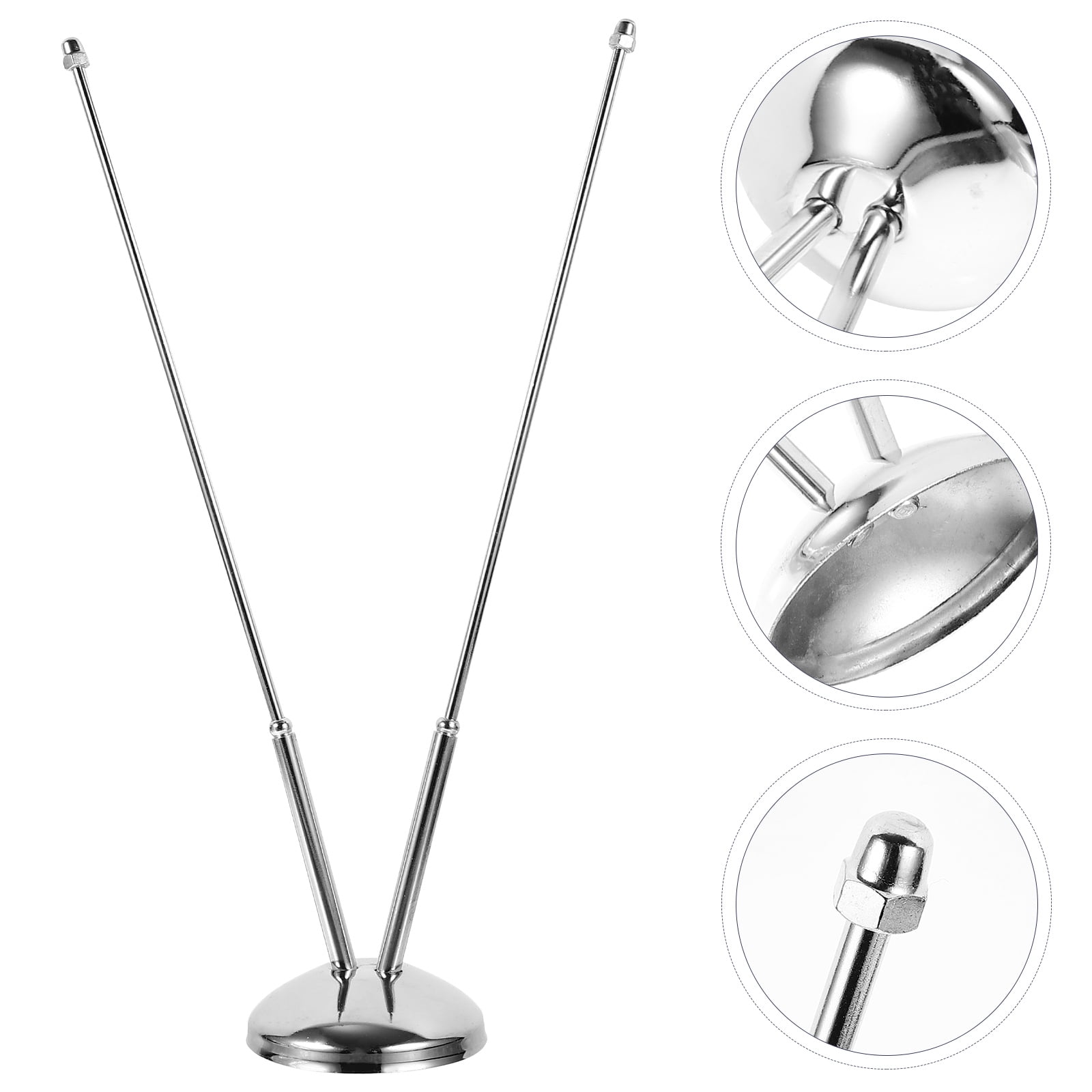 WEUVEB 1Pack Table Flag Pole Metal Office Flag Holder for Desktop Items ...