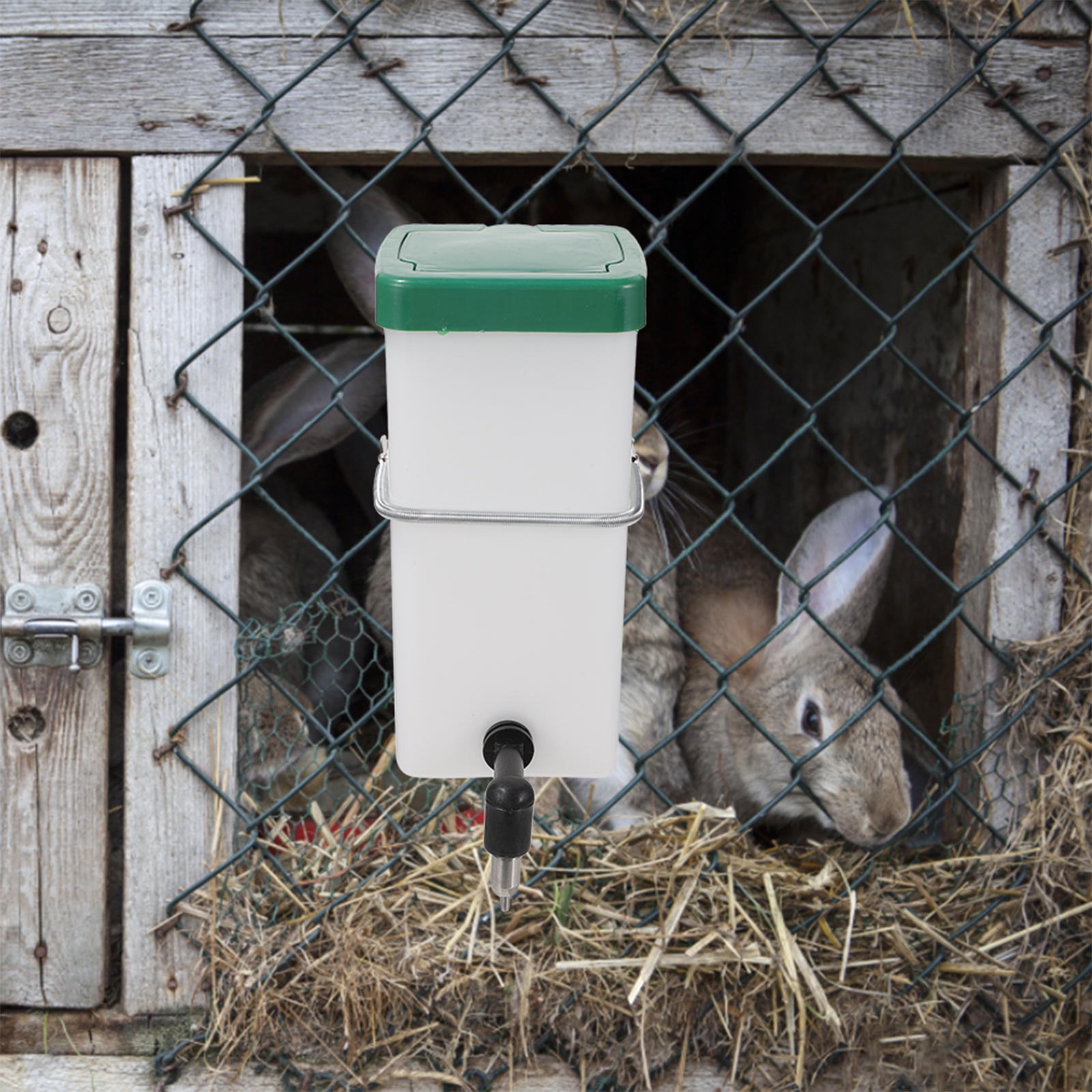 WEUVEB 1Pcs Bunny Feeder and Water 18x9cm for Rabbit Cage Compatible ...