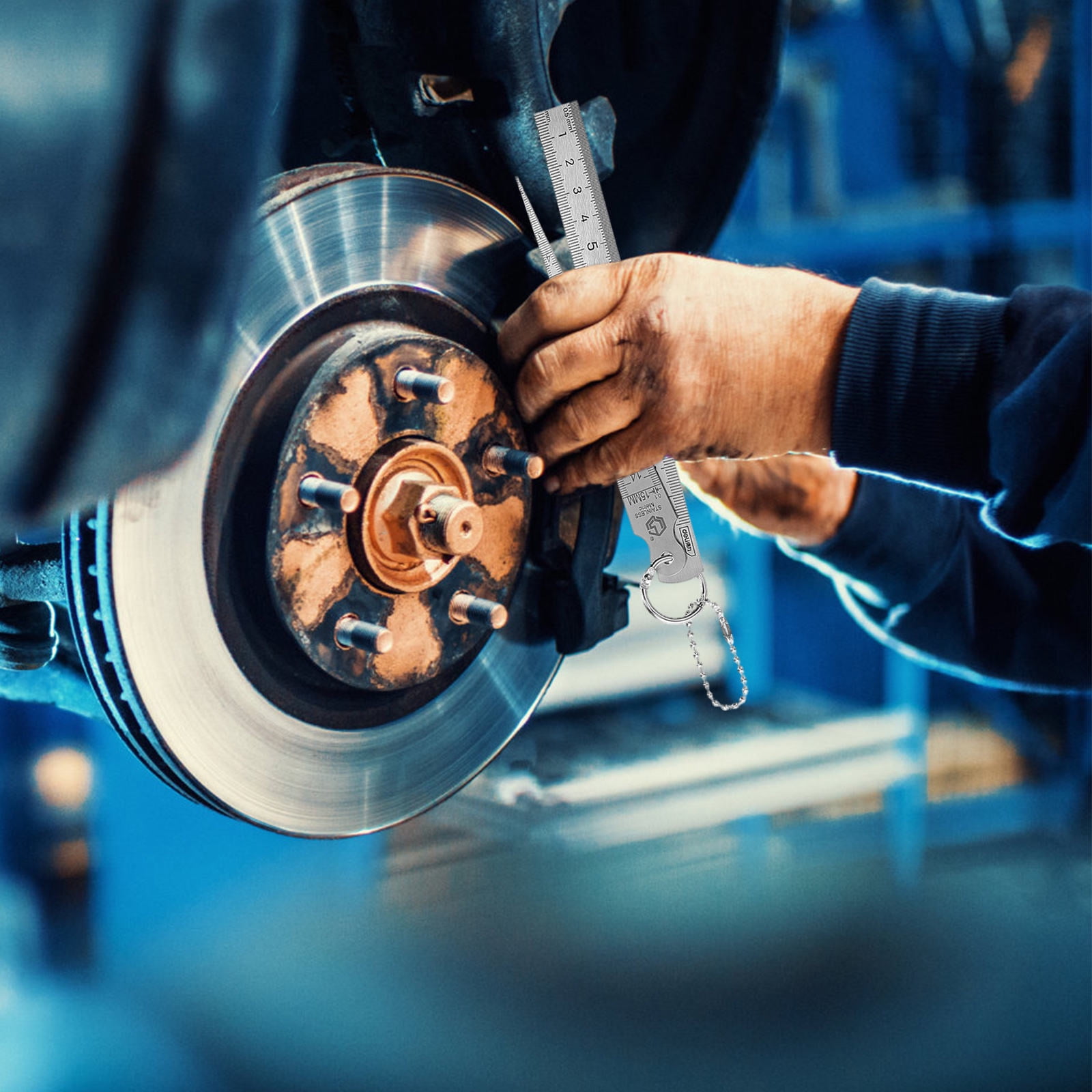 WEUVEB 1Pcs Car Gap Gauge Stainless Steel Measuring Gaps Bolt Sizes And ...