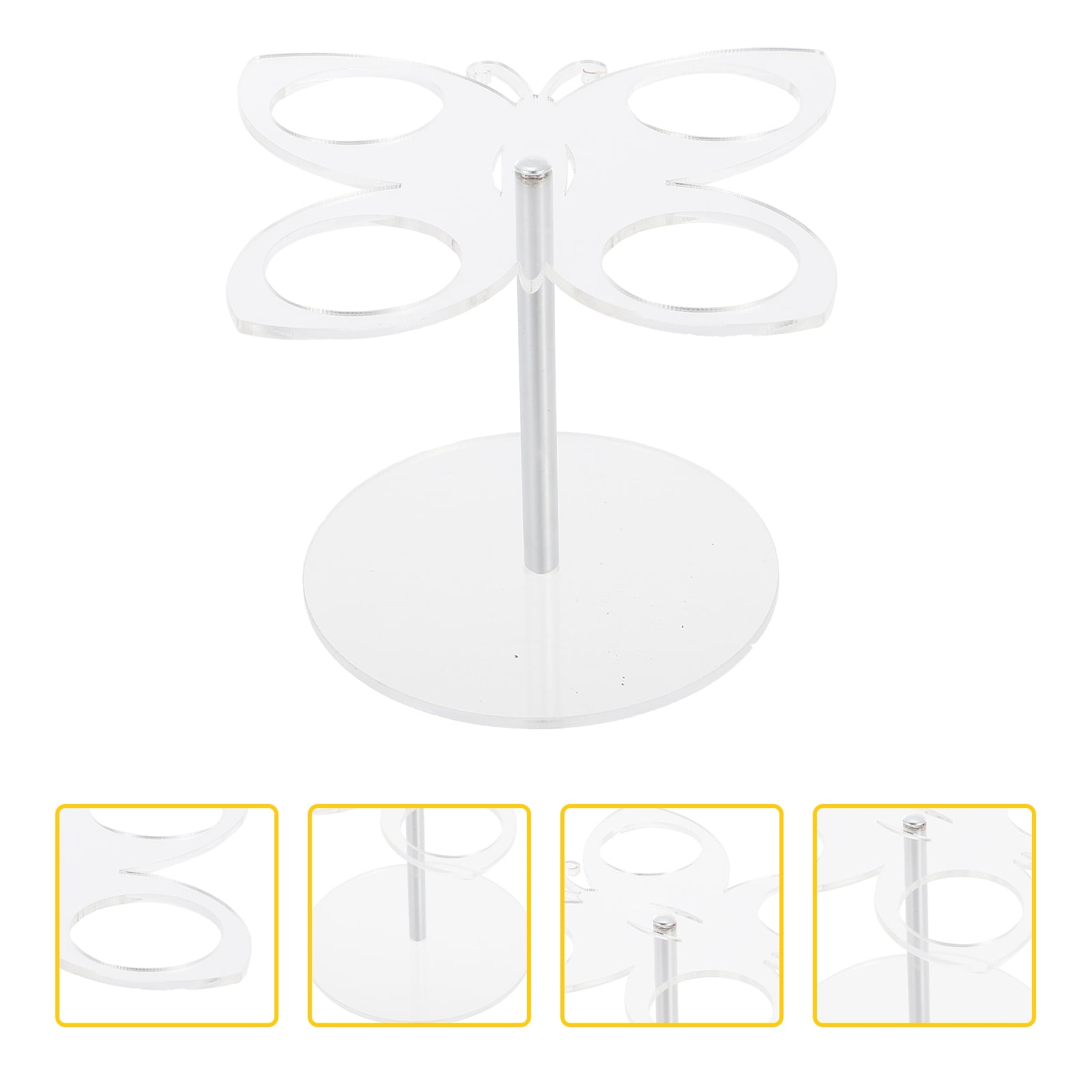 WEUVEB Transparent Ice Cream Holder Acrylic 1Set - Walmart.com