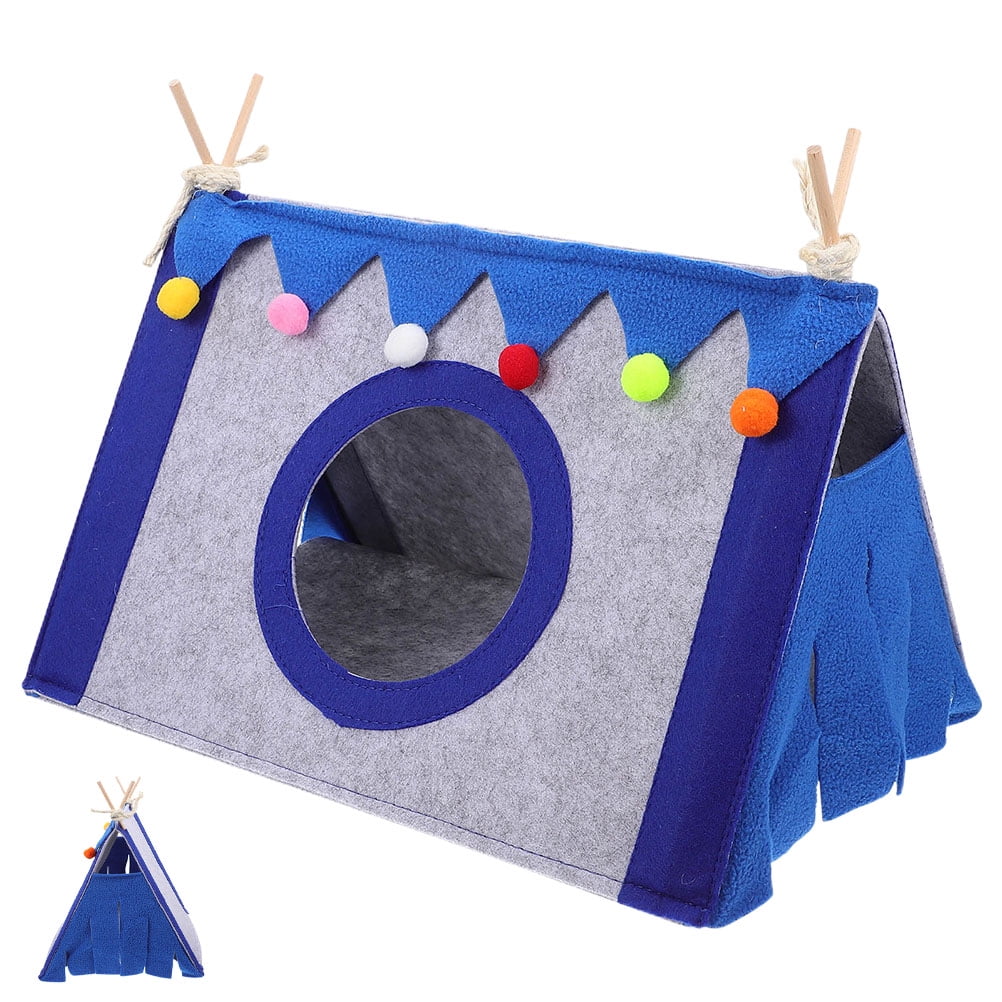 WEUVEB Guinea Pig Hideout Tent Felt Cloth 1Set 11x7.9x6.3In - Walmart.com