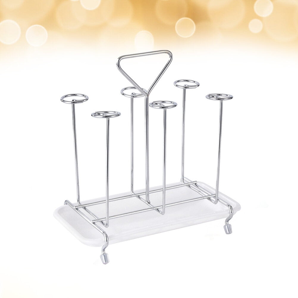 WEUVEB 1Set Drinking Glasses Drying Rack 22x13x24cm Square Base ...
