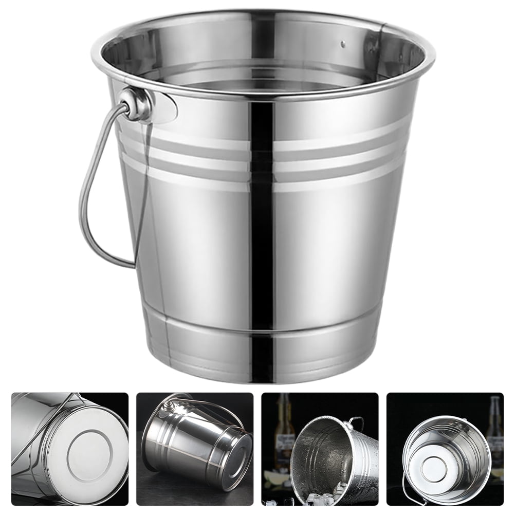 WEUVEB 1Set Ice Container for Freezer Stainless Steel Cooling Multi ...