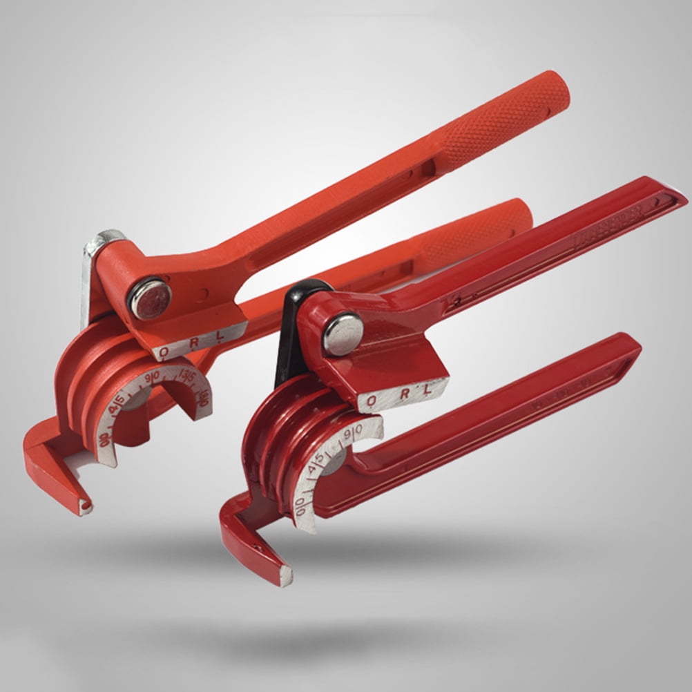 WEUVEB 1Set Manual Red Steel Tubing Bender for Copper Aluminum and ...