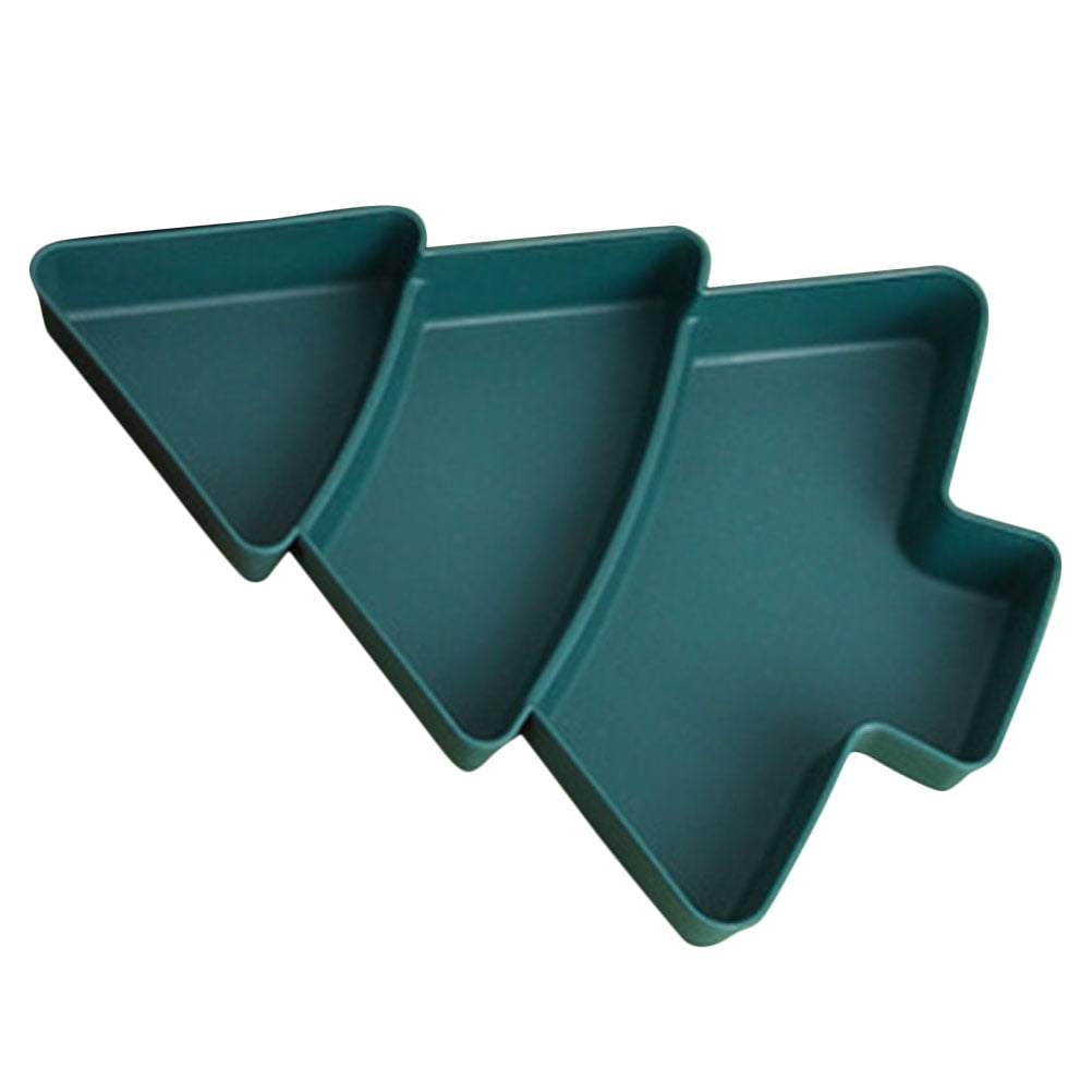 WEUVEB 1Set Nut Tray Storage Serving Green Color 25.40X18.30X3.00CM ...