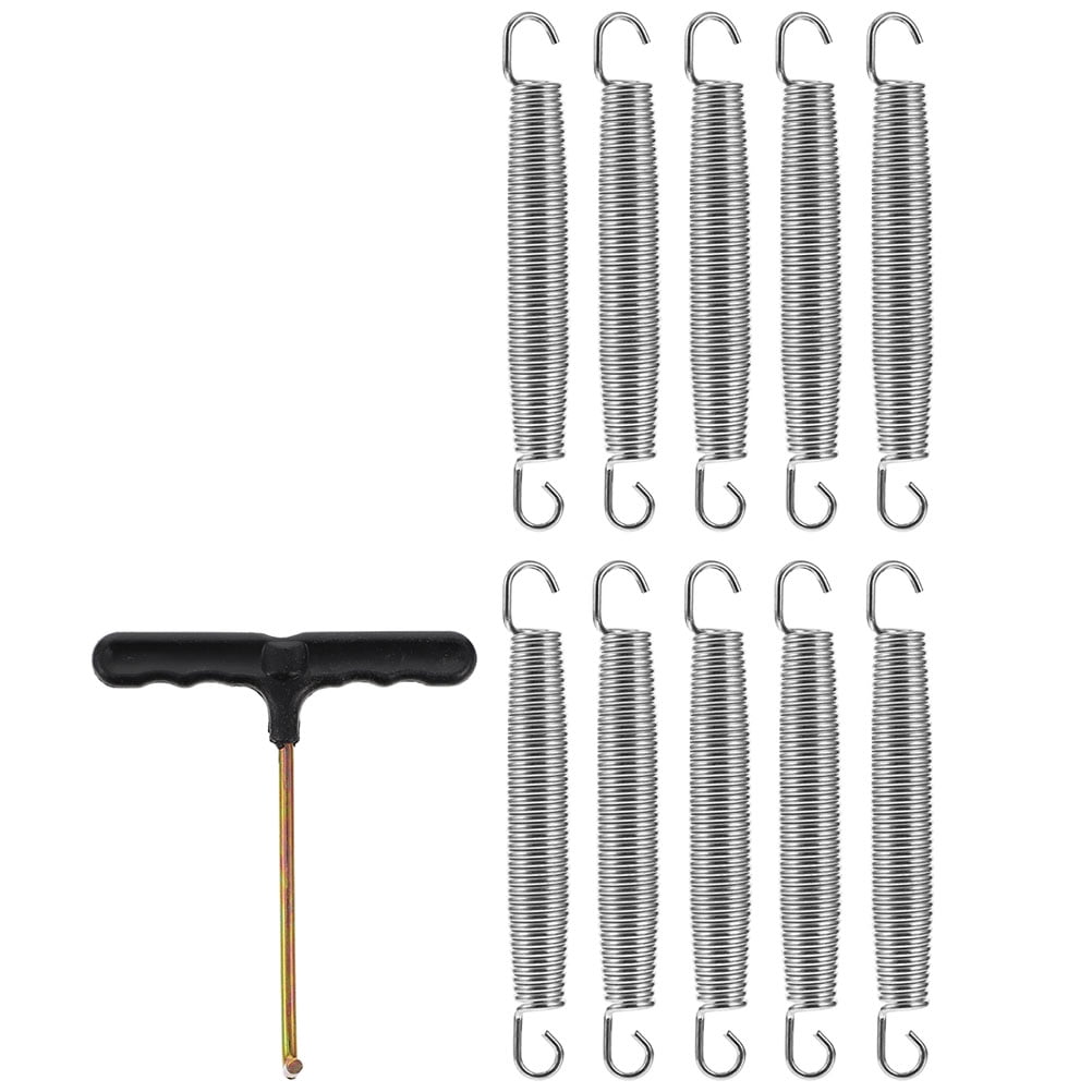 WEUVEB Springs for Trampoline Galvanized Steel Wire Install and Fix ...