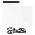 WEUVEB LED Light Box Tracing Board, White, Ultra Slim and Easy to Carry ...