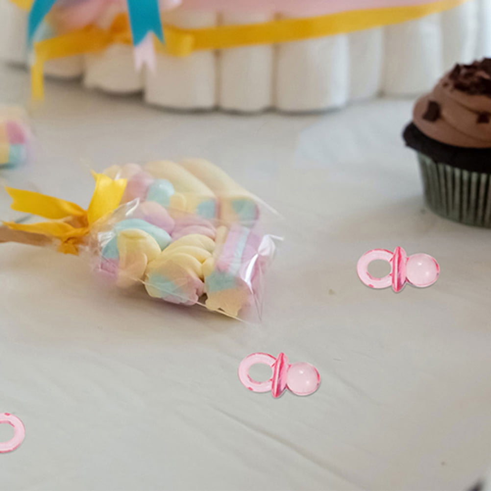 WEUVEB 200Pcs Mini Acrylic Pacifiers for Diy Project Supplies and Baby ...