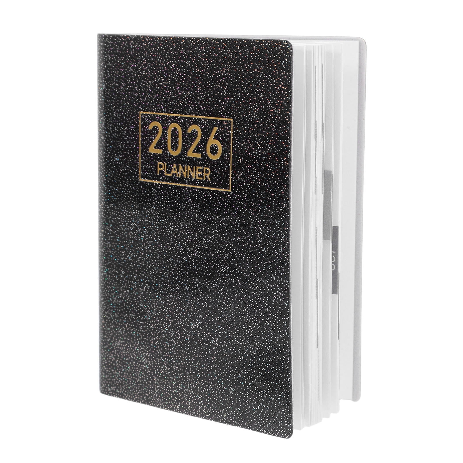 WEUVEB 2026 Weekly Planner Small Weekly Planner Black PU For Men And ...