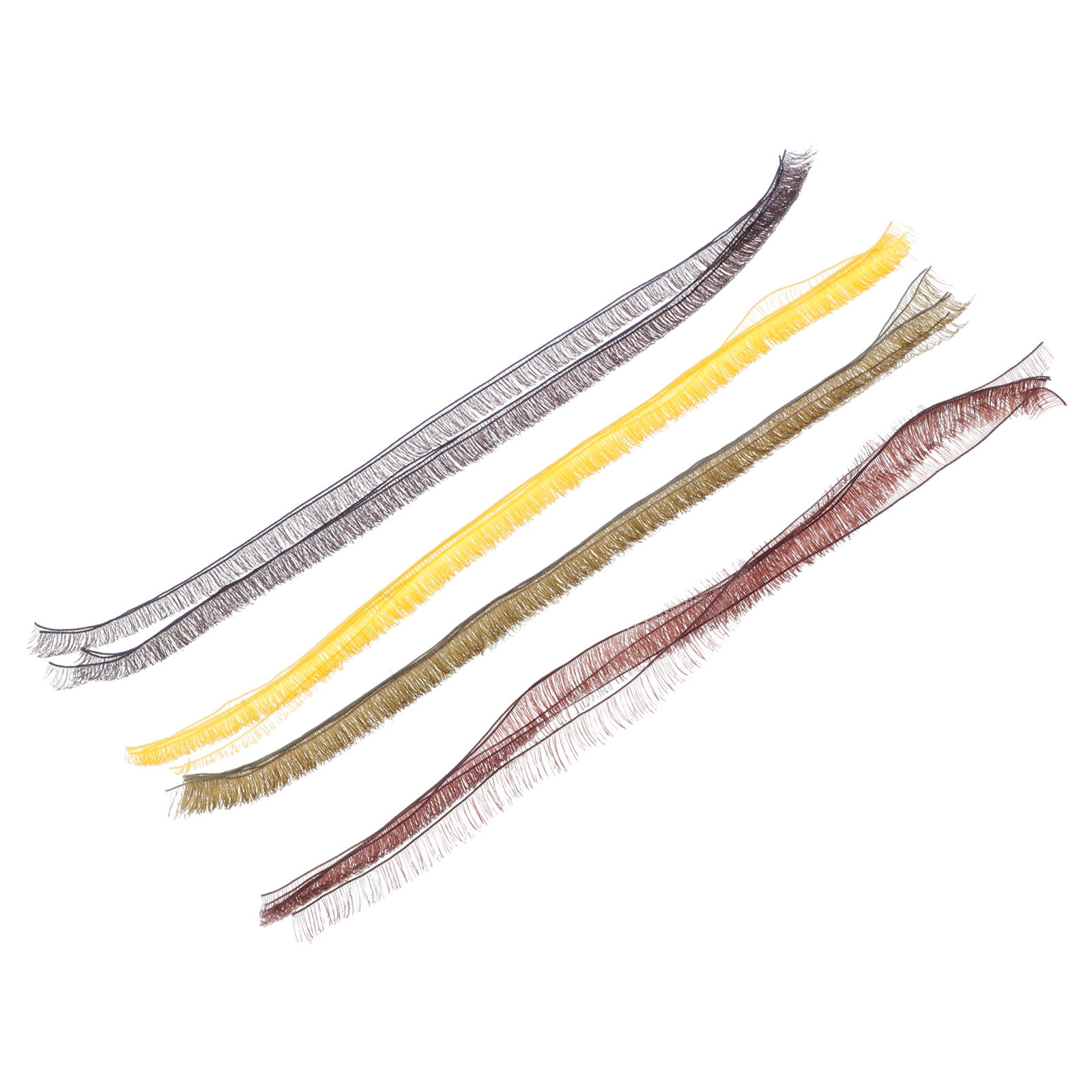 WEUVEB 20Pack Cosplay Eyelashes Diy Doll Eyelashes In Black Brown Tea ...