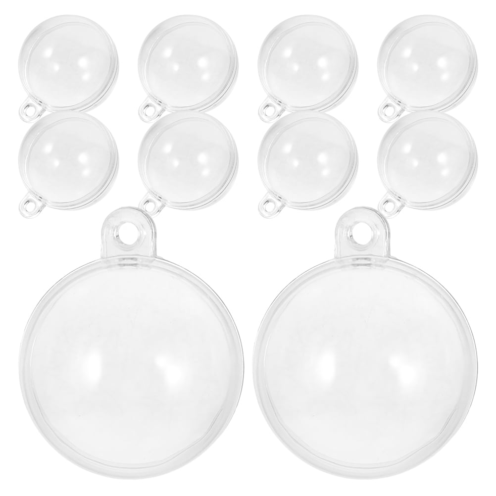 WEUVEB 20Pcs Transparent PVC Floating Balls for Fish Tank Decor and ...