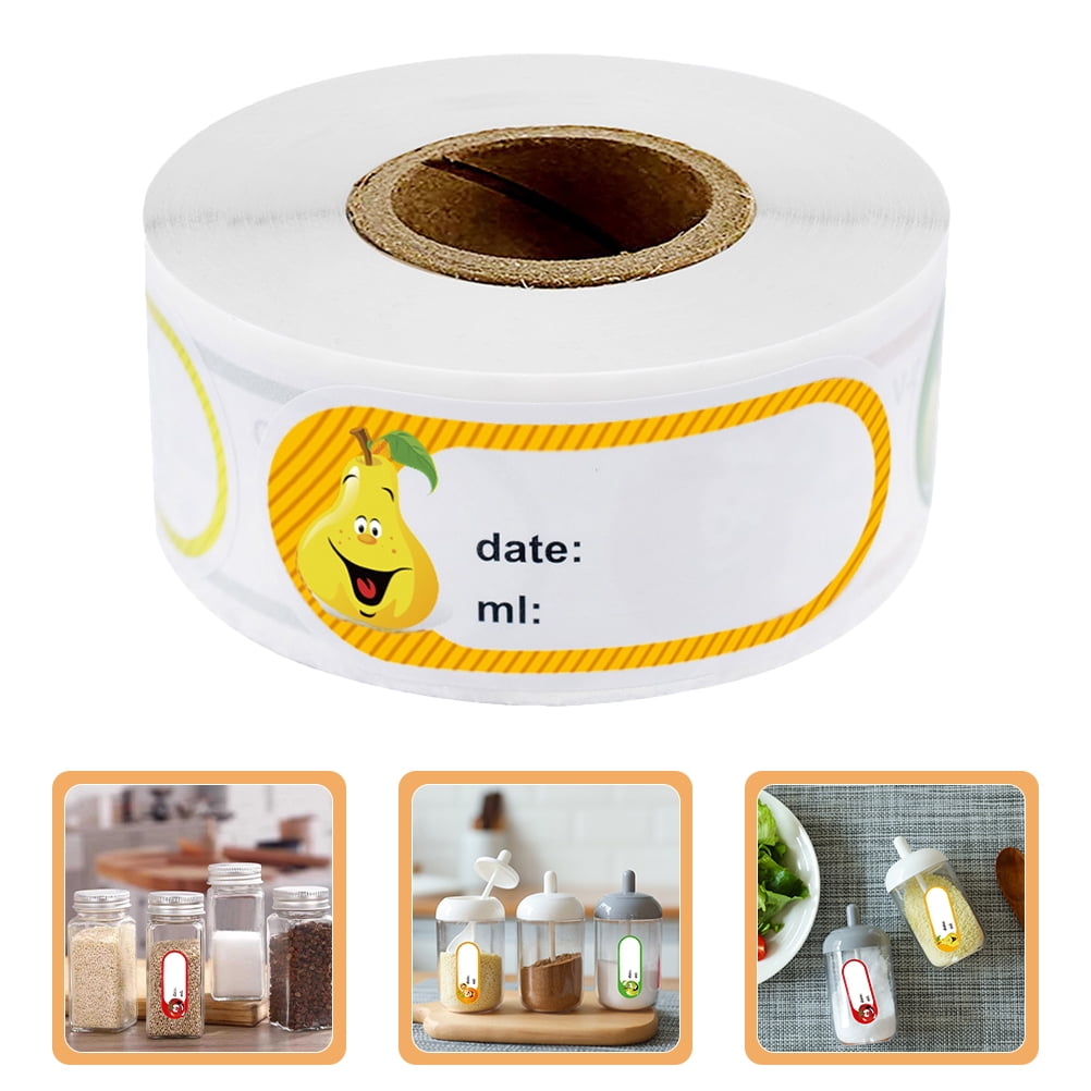 WEUVEB 250Pcs Food Labels Stickers for Kitchen Containers Date Labels ...
