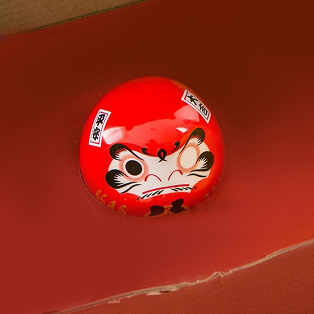 WEUVEB 2Pcs 2.4Inch Red Ceramic EggShaped Doll For Symbol Table ...