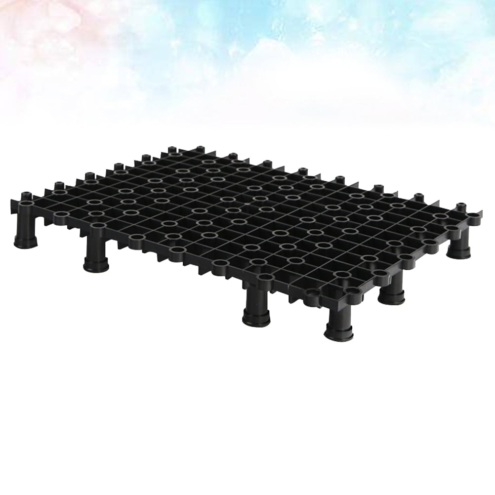 WEUVEB 2Pcs PVC Fish Tank Filter Plate Black Multi-Function Bottom ...