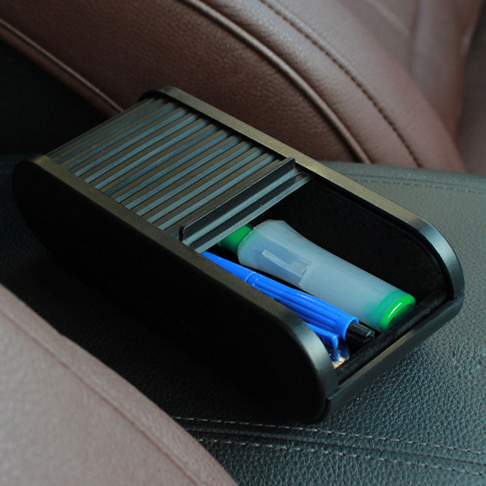 WEUVEB Car Dashboard Storage Holder Black Plastic 2Pcs Compact ...