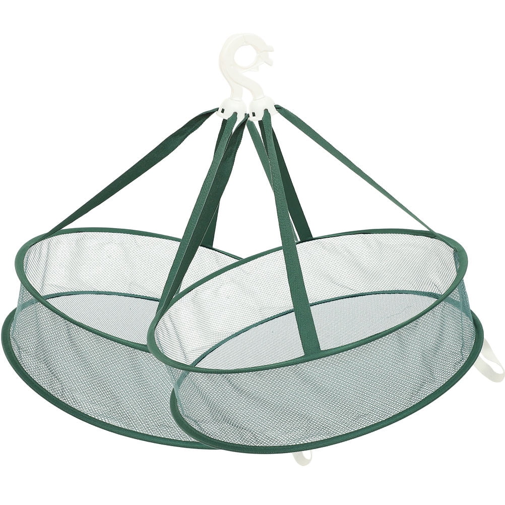 WEUVEB 2Set Hanging Mesh Dryer Polyester Steel Wire Foldable for ...