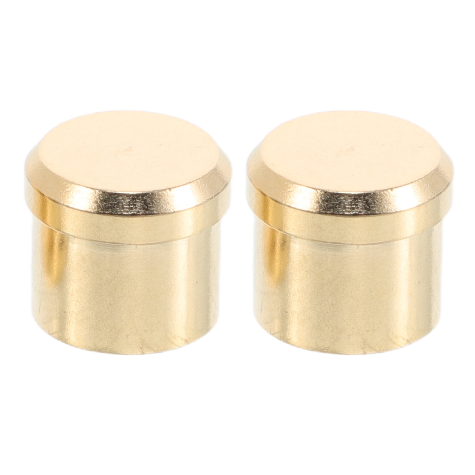 WEUVEB 2pcs Audio Connector Caps Caps Copper Round Dust Protection For ...