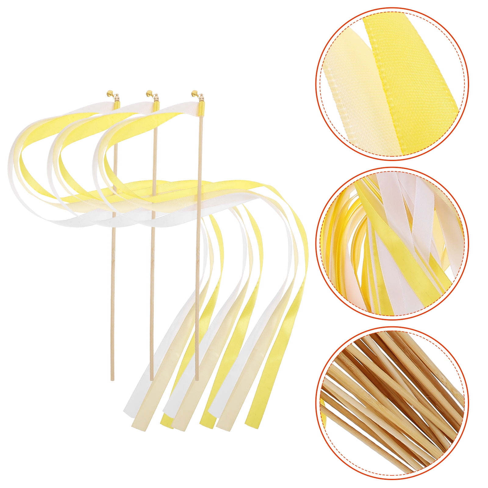 WEUVEB 30Pcs Wedding Reception Props with Yellow for Guests and Kids ...