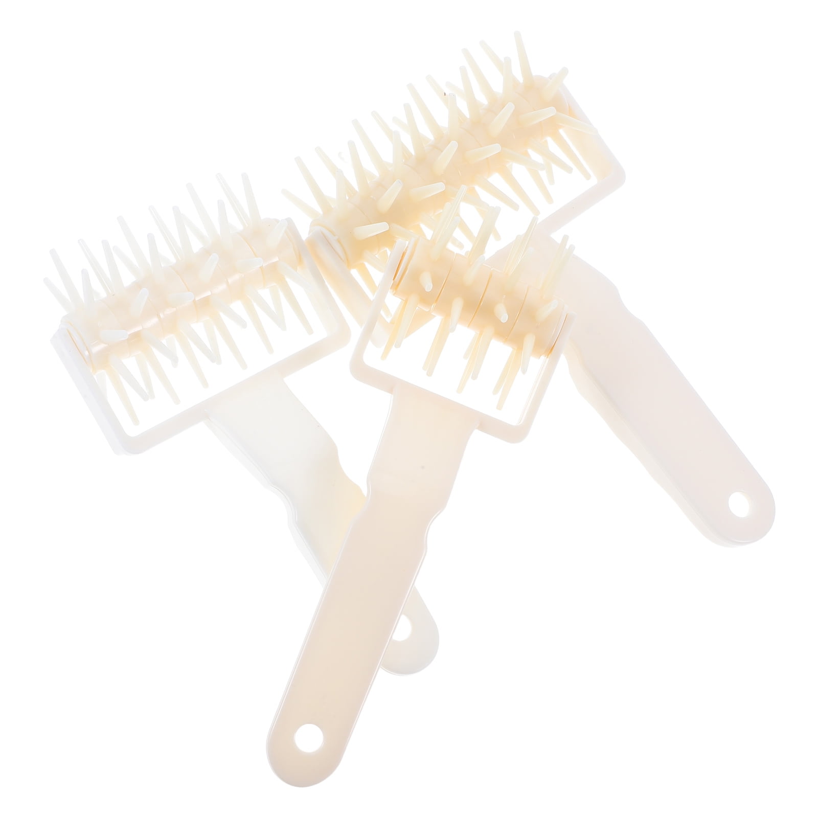WEUVEB 3-Piece Pizza Dough Hole Maker Tool Set, Plastic Pastry Crust ...