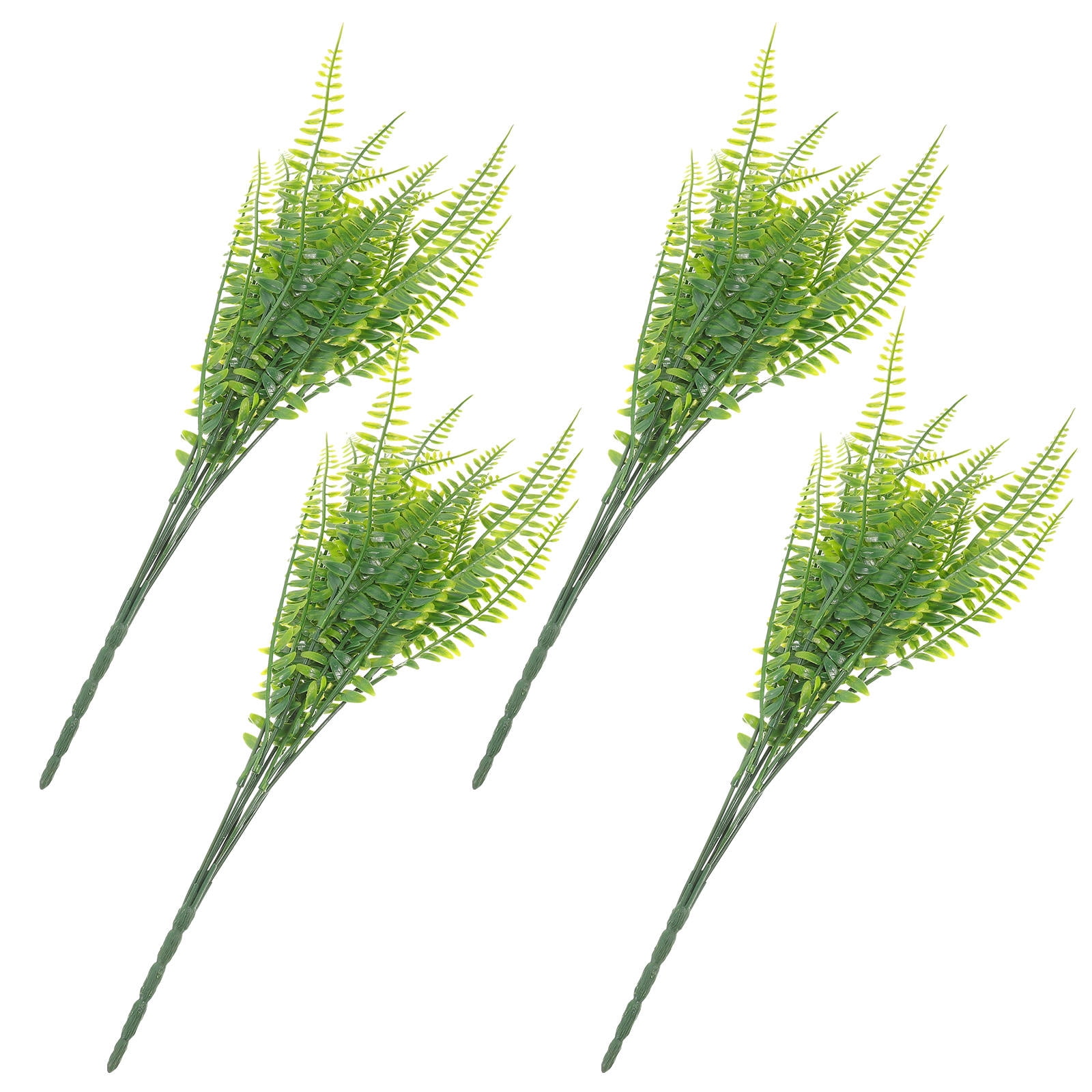 WEUVEB 4pcs Artificial Greenery Stems Faux Leaves for Vase Home Office ...