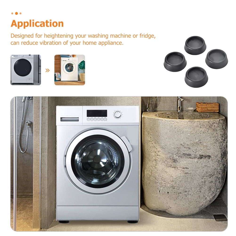 WEUVEB 4pcs Vibration Rubber Pads For Washing Machine Feet Noise ...