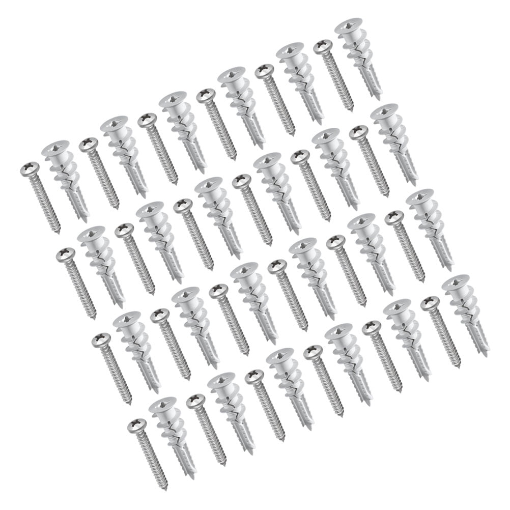 WEUVEB Heavy Duty Drywall Anchors Silver Metal Plastic for Home Use ...