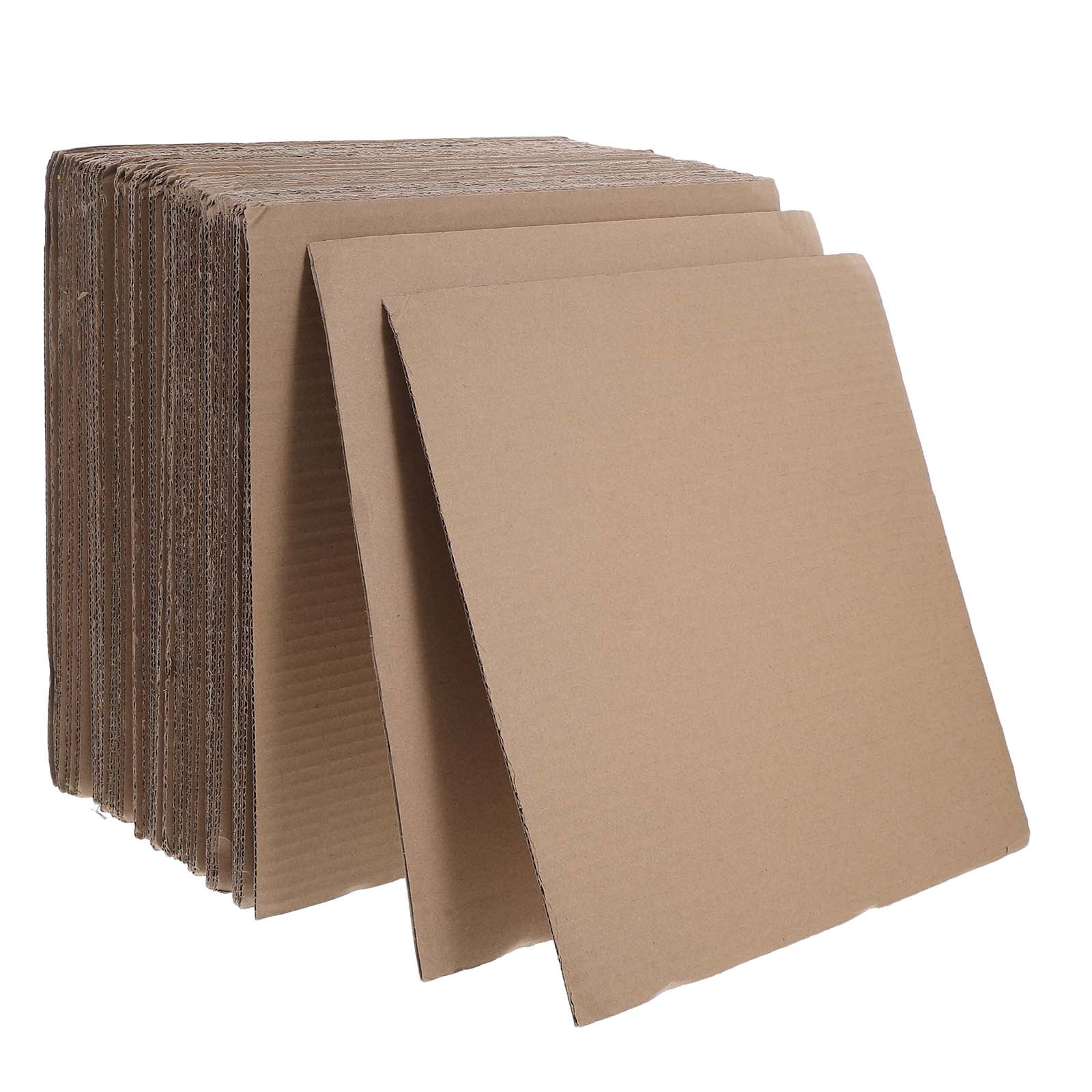 WEUVEB 50Pcs Light Yellow Corrugated Cardboard Sheets for Box Divider ...