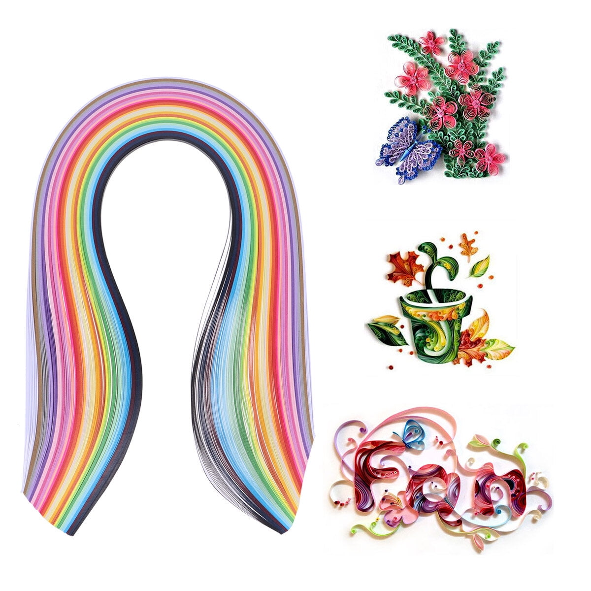 WEUVEB 520 Strips Crepe Paper Rolls for Holiday Decor and Shop ...