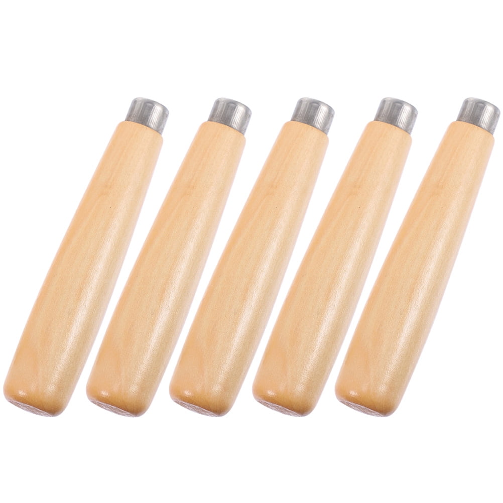 WEUVEB 5Pcs D-Shaped Wood File Handle for Cutting and Replacement ...