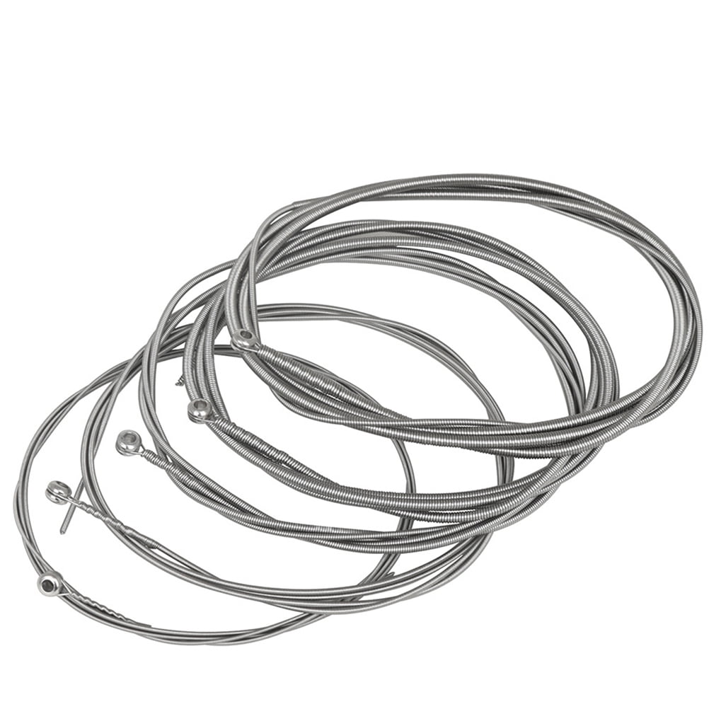WEUVEB 5Pcs Nickel Steel PVD Coating Electric Bass Strings to Wear and ...