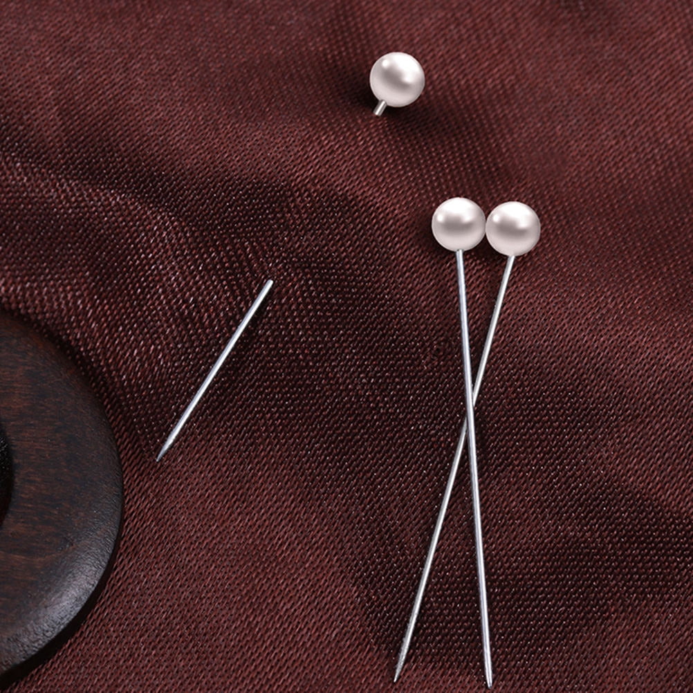 WEUVEB Sewing Supplies Pearl Head Pin Stainless Steel Plastic 600Pcs ...