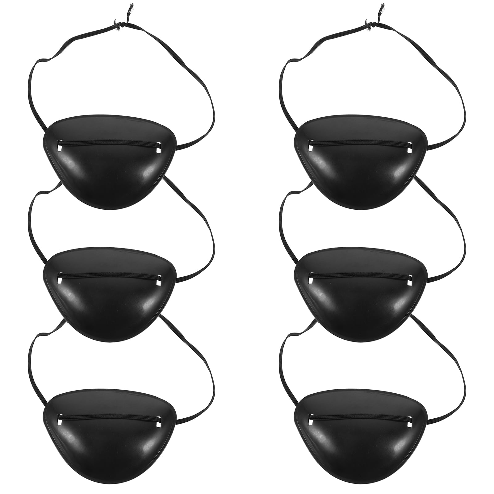 WEUVEB 6Pcs Adjustable Eye Patch for Group Activities Black Plastic ...