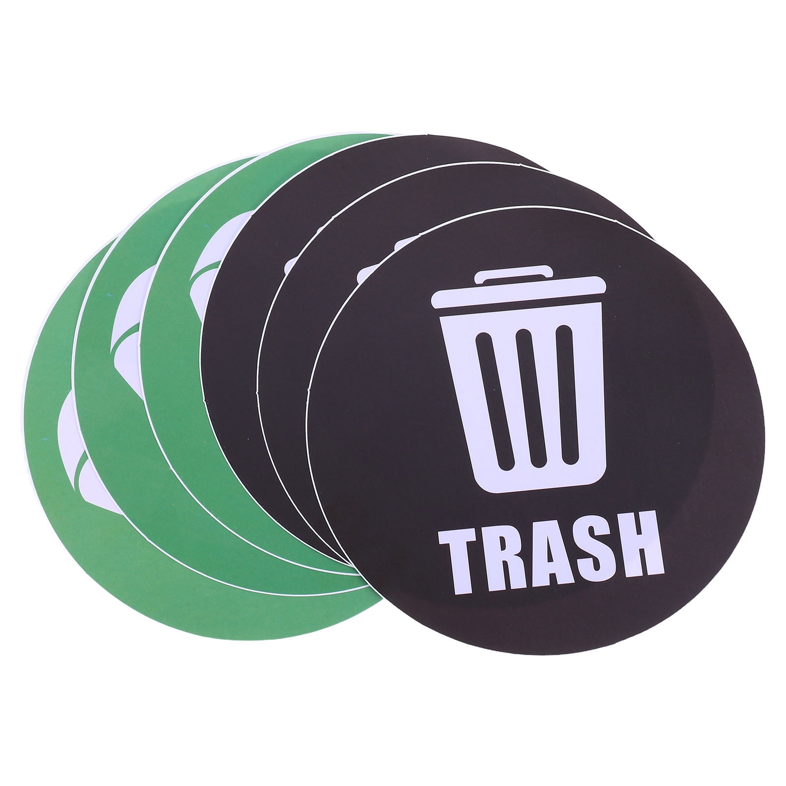 WEUVEB 6Pcs Large Recycling Sticker Labels for Home Waste Bin Sorting ...