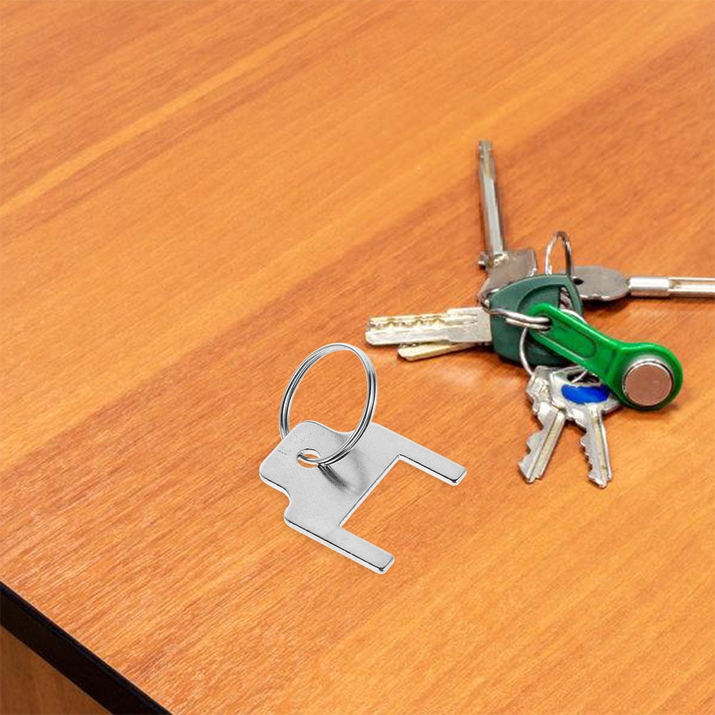 WEUVEB Paper Towel Key Compact Design Stainless Steel Silver 6Pcs ...