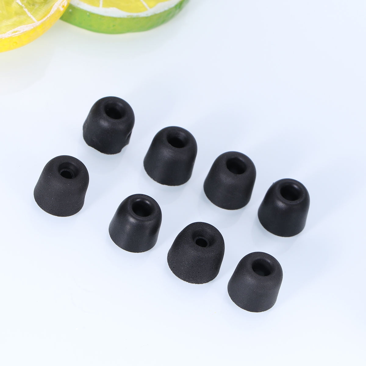 WEUVEB 8 Pcs Memory Earphone Tips Comfortable Fit Earbud Covers for ...